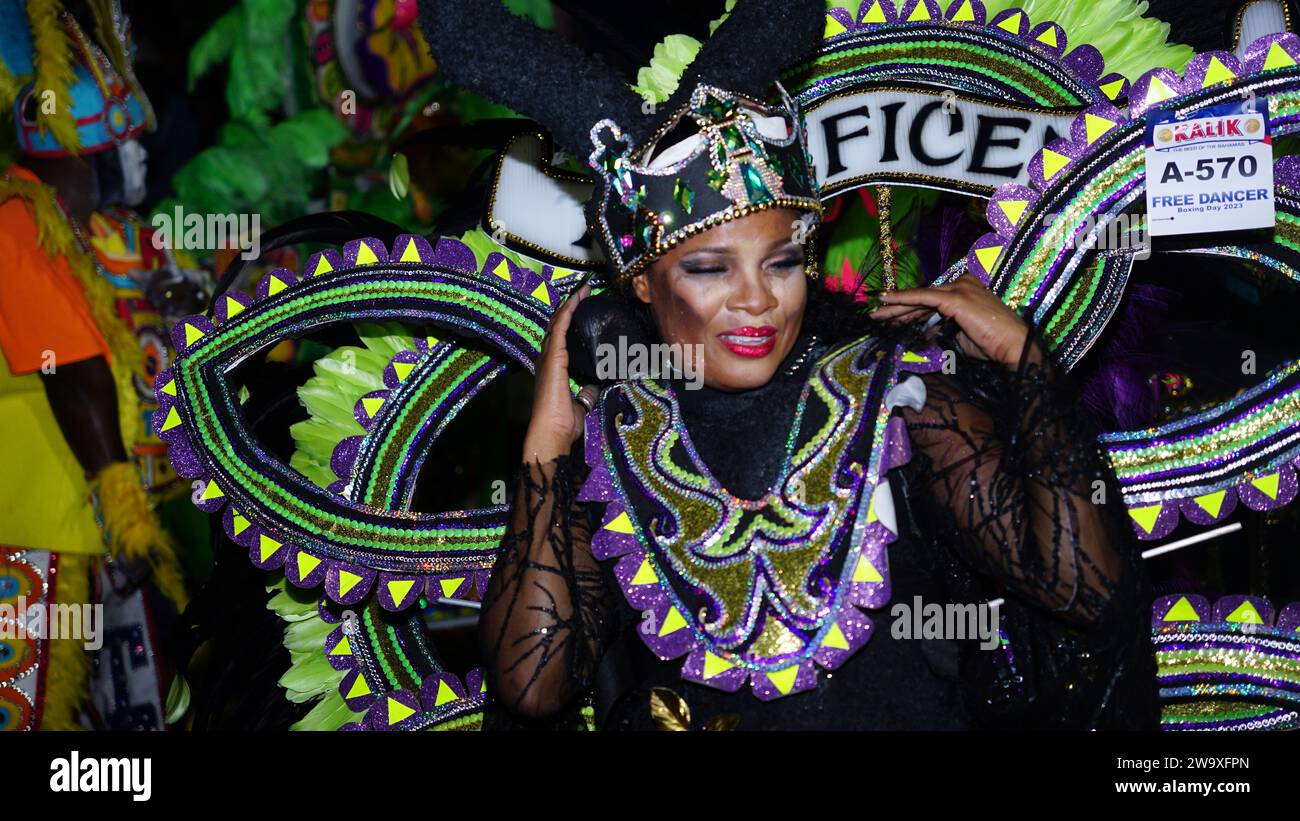 Boxing Day Junkanoo Street Parade Carnival in The Bahamas Stock Photo ...
