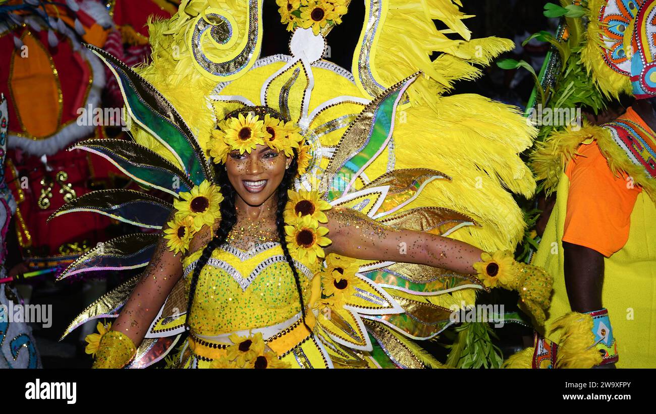 Boxing Day Junkanoo Street Parade Carnival in The Bahamas Stock Photo ...