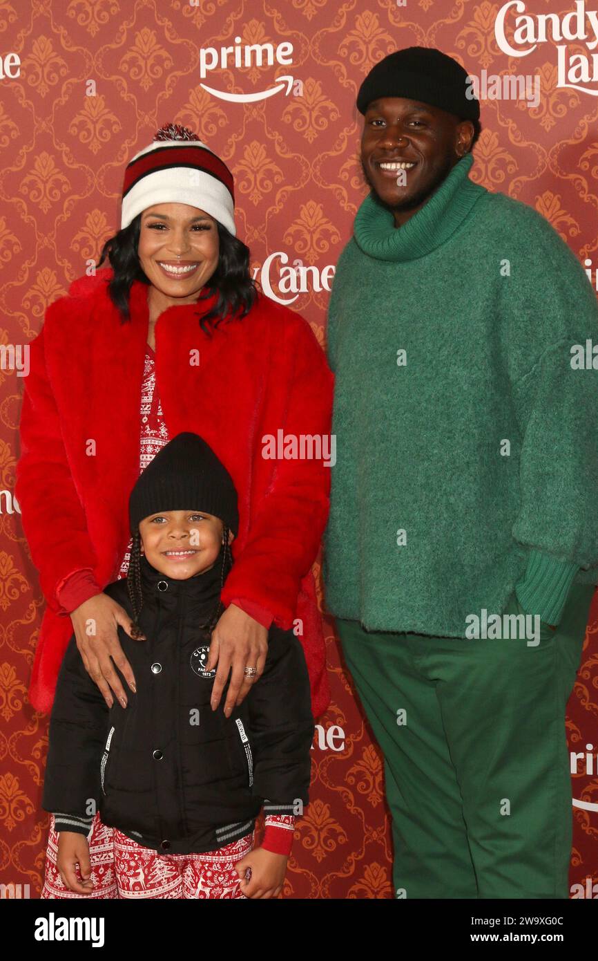 Candy Cane Lane World Premiere on Village Theater on November 28, 2023 in Westwood, CA Featuring ...