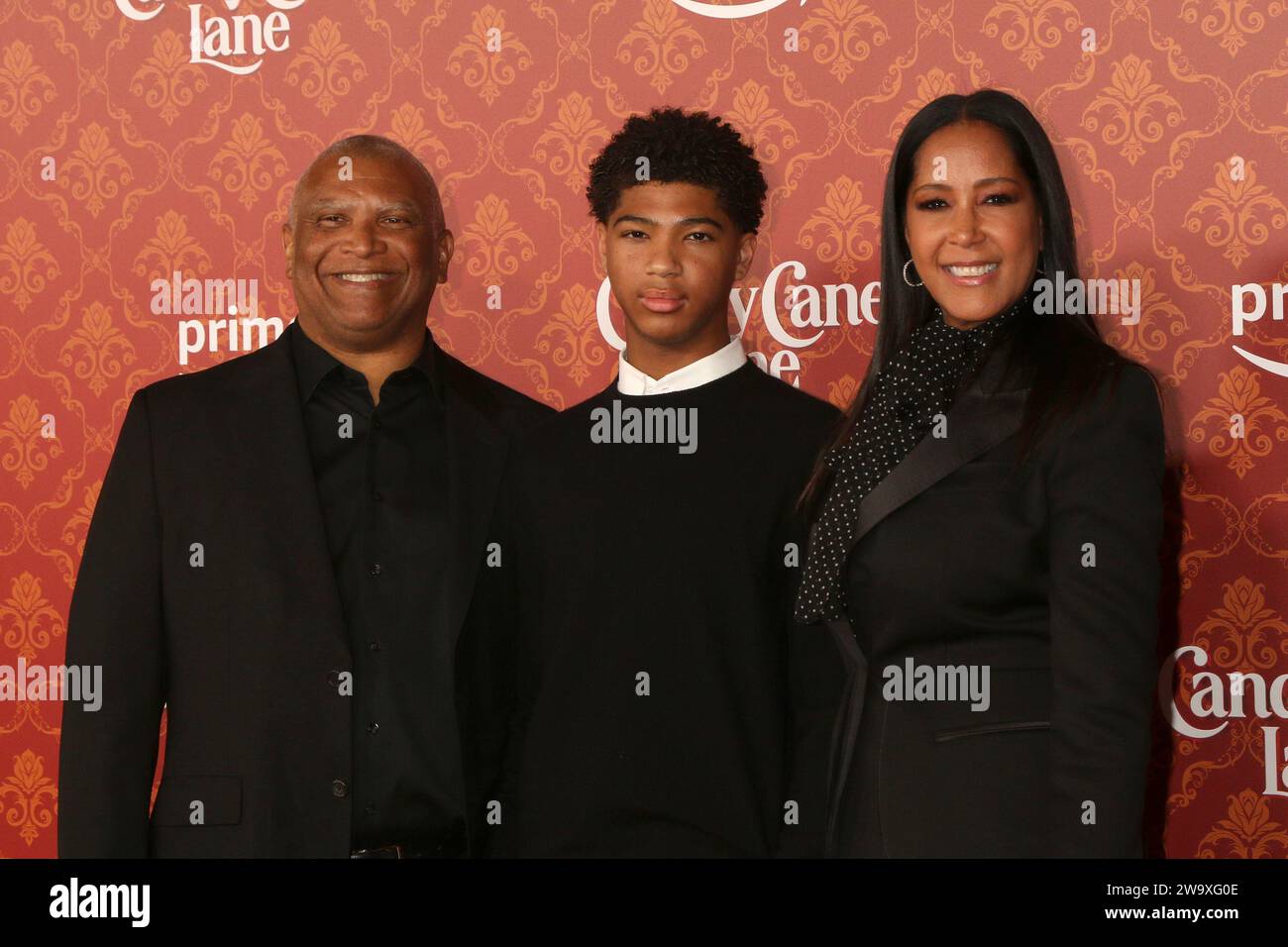 Candy Cane Lane World Premiere on Village Theater on November 28, 2023 in Westwood, CA Featuring ...