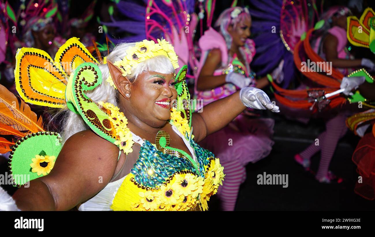 Boxing Day Junkanoo Street Parade Carnival in The Bahamas Stock Photo ...