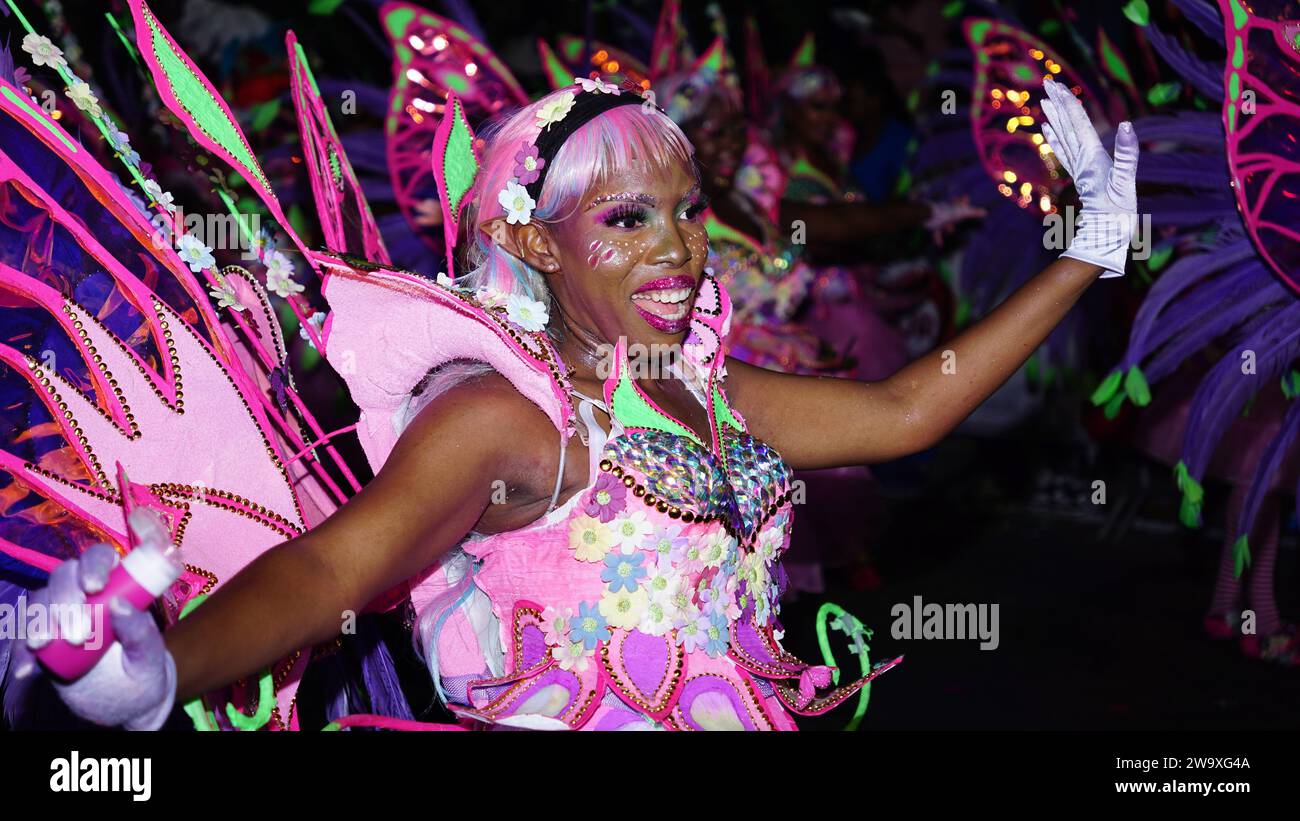 Boxing Day Junkanoo Street Parade Carnival in The Bahamas Stock Photo ...