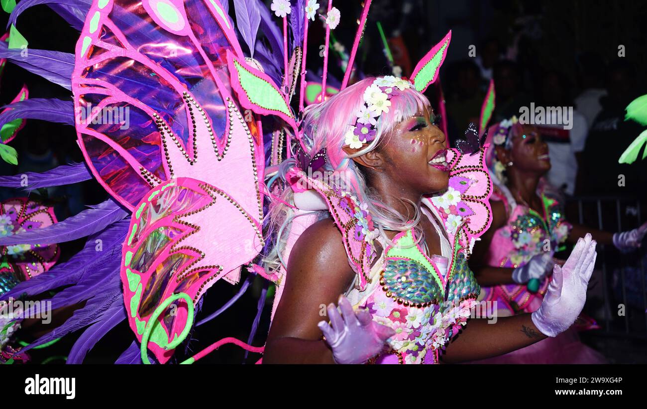 Boxing Day Junkanoo Street Parade Carnival in The Bahamas Stock Photo ...