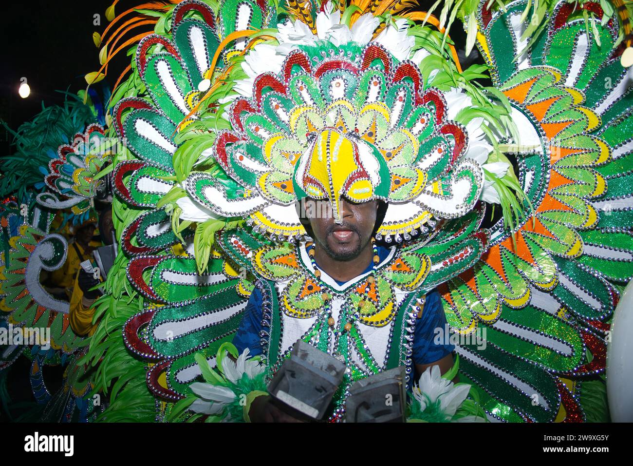 Boxing Day Junkanoo Street Parade Carnival in The Bahamas Stock Photo ...