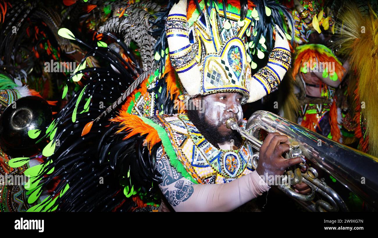Boxing Day Junkanoo Street Parade Carnival in The Bahamas Stock Photo ...