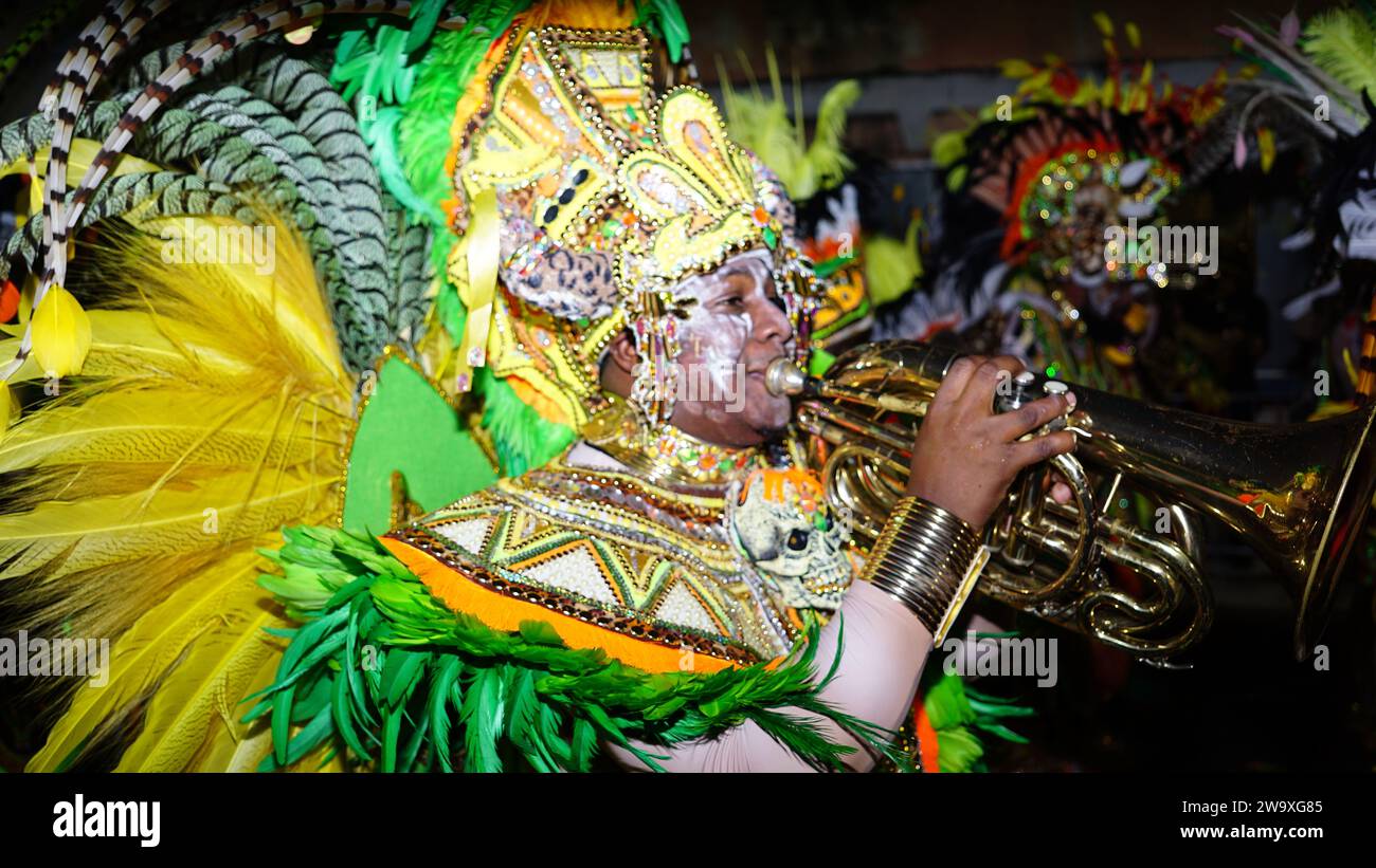 Boxing Day Junkanoo Street Parade Carnival in The Bahamas Stock Photo ...