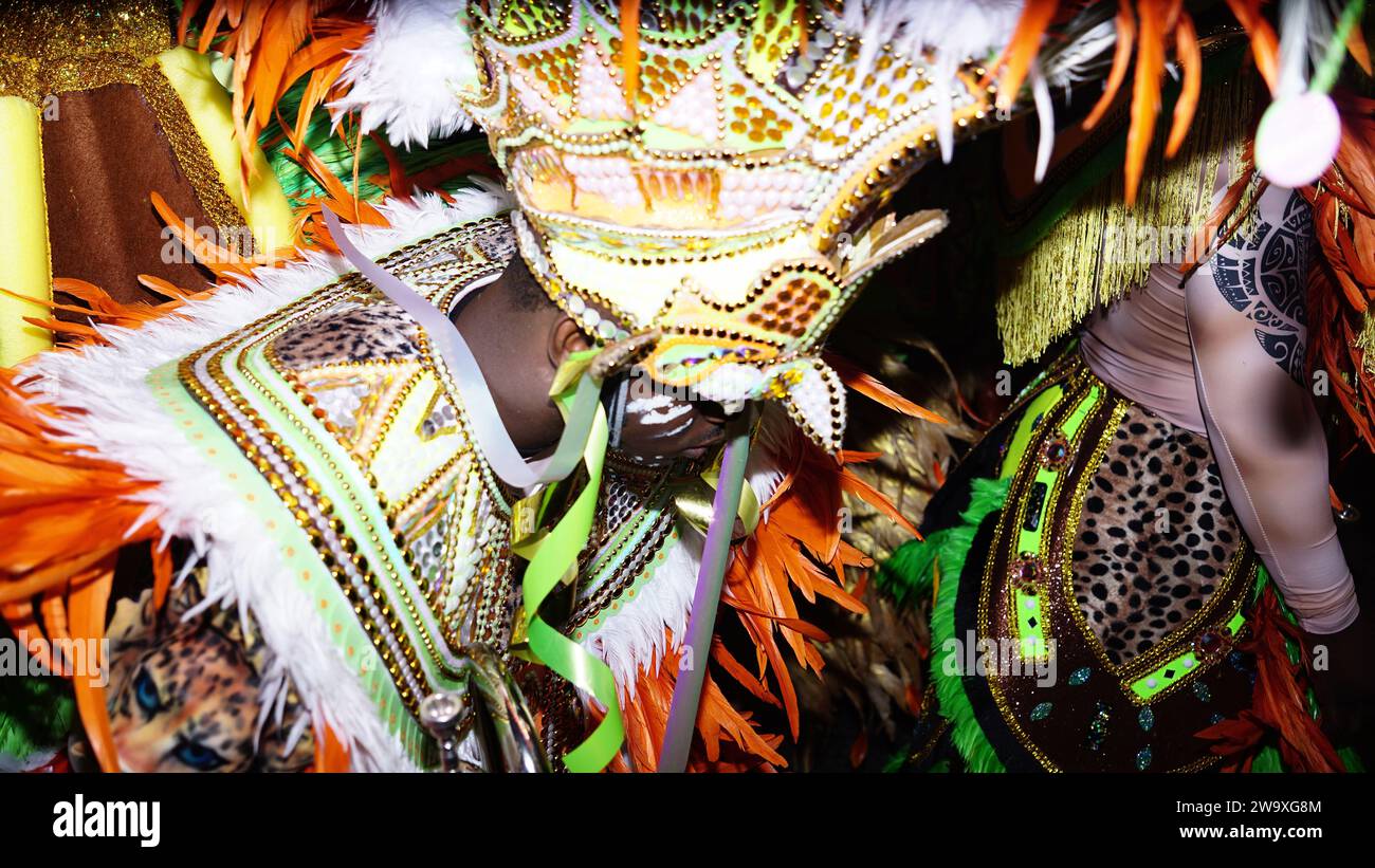 Boxing Day Junkanoo Street Parade Carnival in The Bahamas Stock Photo ...