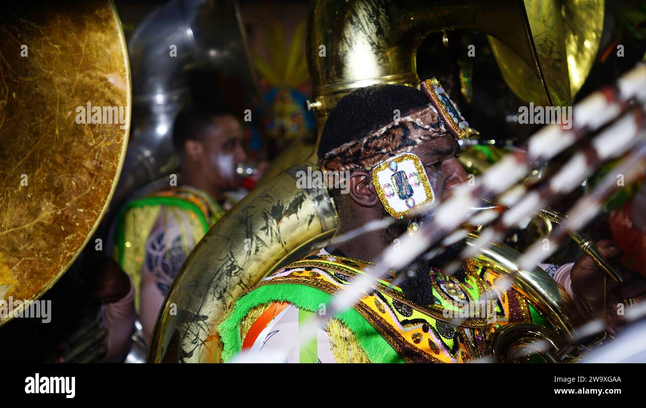 Boxing Day Junkanoo Street Parade Carnival in The Bahamas Stock Photo ...