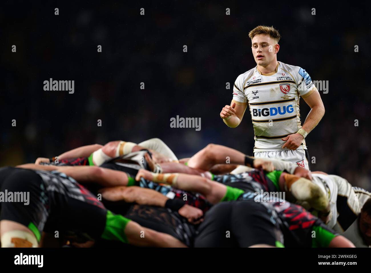 LONDON, UNITED KINGDOM. 30th, Dec 2023. Steve Varney of Gloucester ...