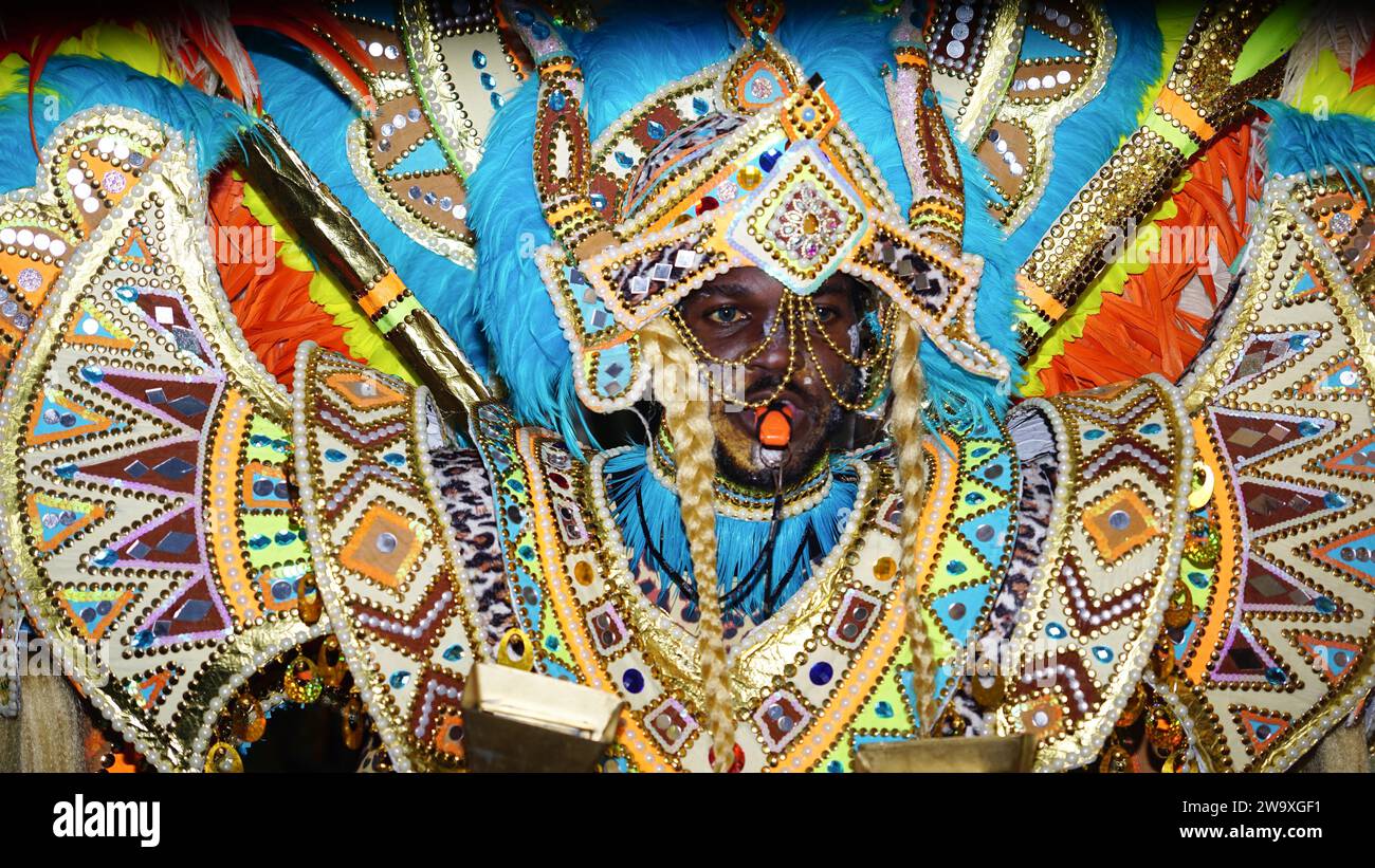 Boxing Day Junkanoo Street Parade Carnival in The Bahamas Stock Photo ...