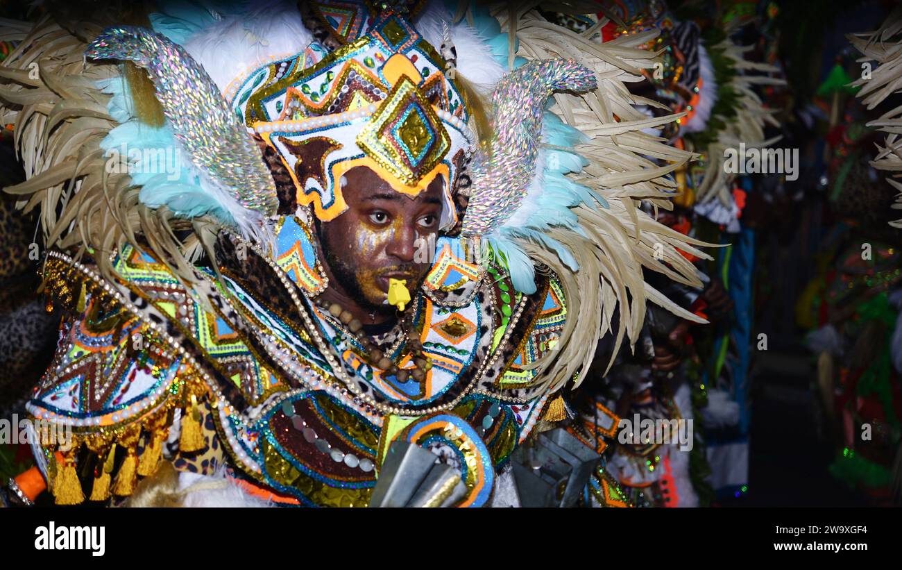 Boxing Day Junkanoo Street Parade Carnival in The Bahamas Stock Photo ...