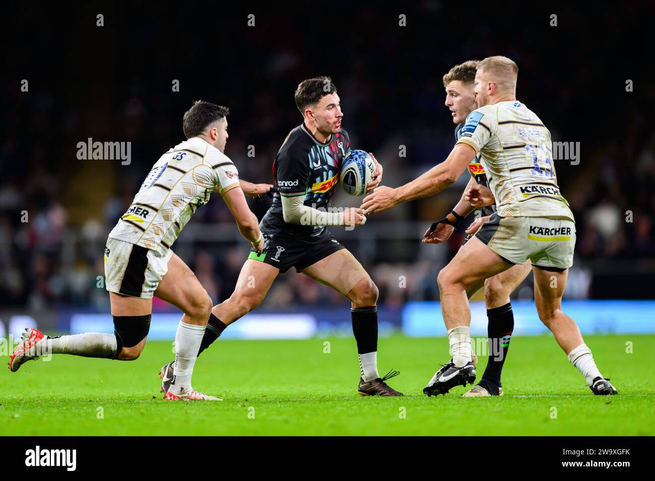 LONDON, UNITED KINGDOM. 30th, Dec 2023. Nick David of Harlequins ...