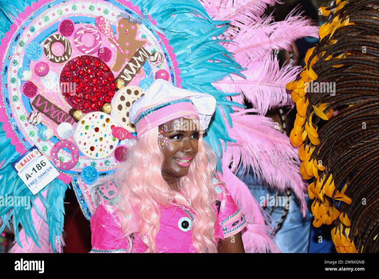 Boxing Day Junkanoo Street Parade Carnival in The Bahamas Stock Photo ...