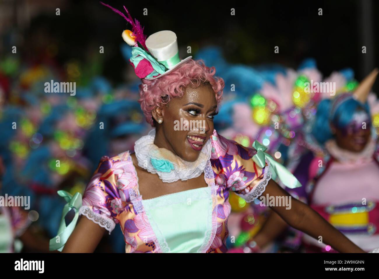 Boxing Day Junkanoo Street Parade Carnival in The Bahamas Stock Photo ...