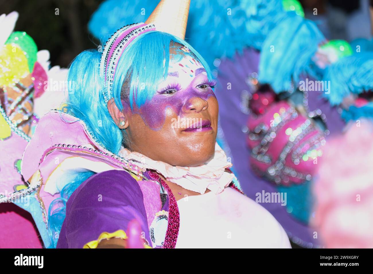 Boxing Day Junkanoo Street Parade Carnival in The Bahamas Stock Photo ...