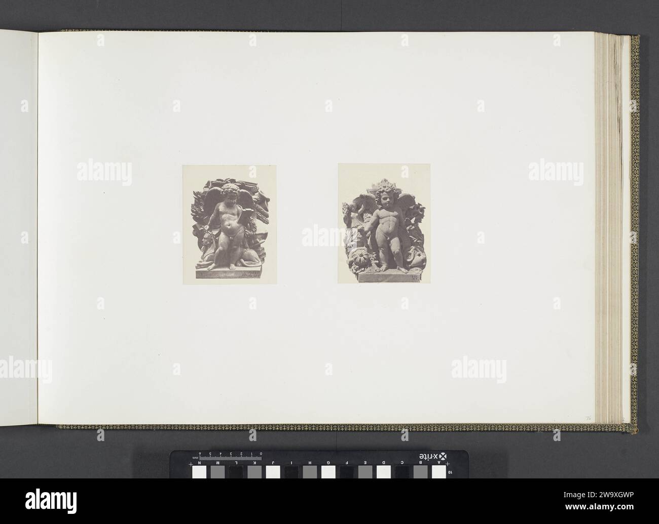 GIPS models for sculptures on the Palais du Louvre: left "L'Etude" by ...