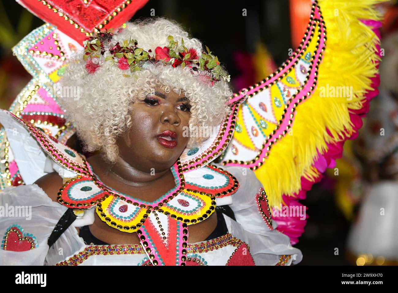 Boxing Day Junkanoo Street Parade Carnival in The Bahamas Stock Photo ...