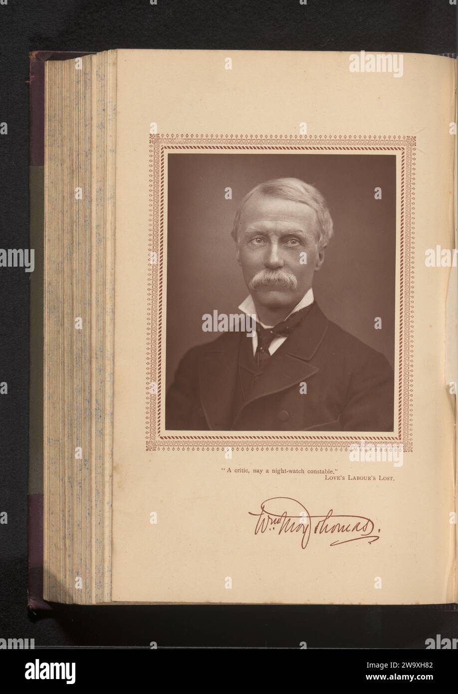 Portret van William Moy Thomas, anonymous, c. 1880 - in or before 1885 ...