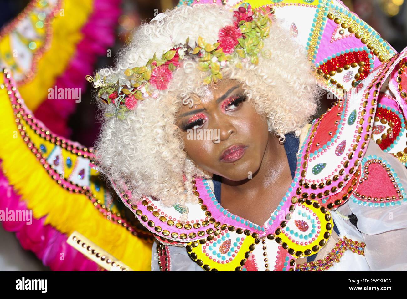 Boxing Day Junkanoo Street Parade Carnival in The Bahamas Stock Photo ...