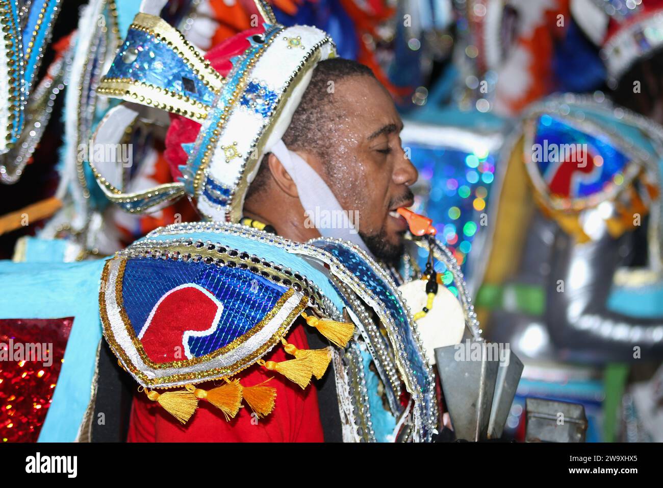 Boxing Day Junkanoo Street Parade Carnival in The Bahamas Stock Photo ...