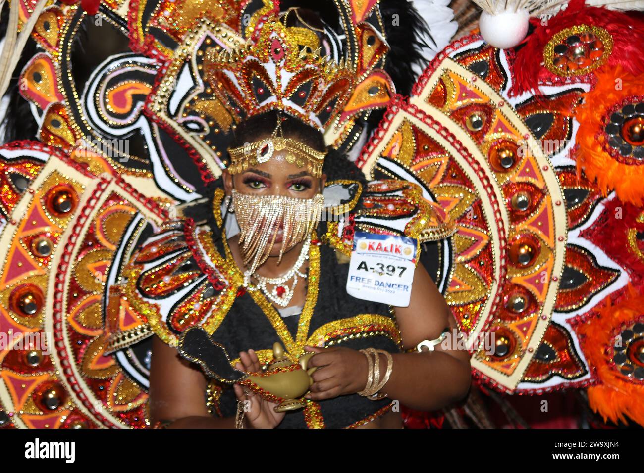 Boxing Day Junkanoo Street Parade Carnival in The Bahamas Stock Photo ...