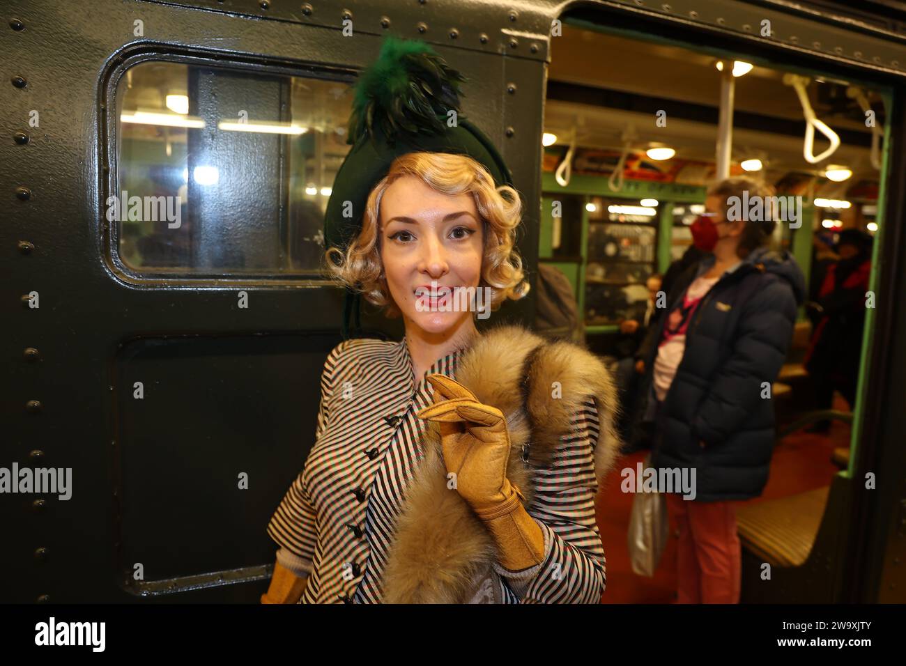 Cosplayers participate in the Holiday Nostalgia Rides hosted by the New ...