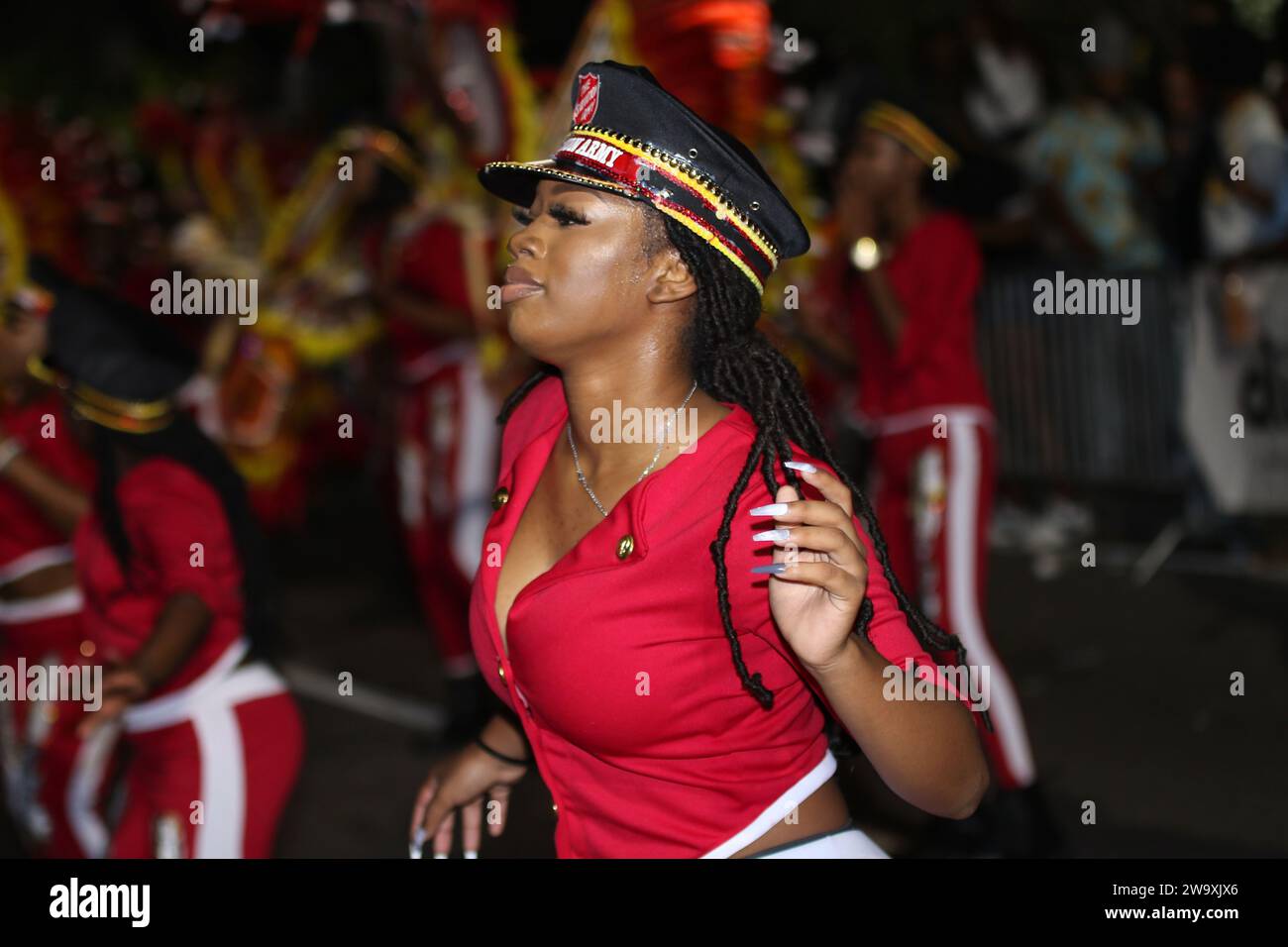 Boxing Day Junkanoo Street Parade Carnival in The Bahamas Stock Photo ...