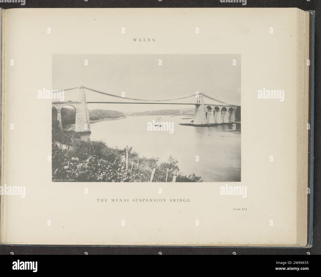 The Menai Suspension Bridge, c. 1880 - in or before 1890 ...