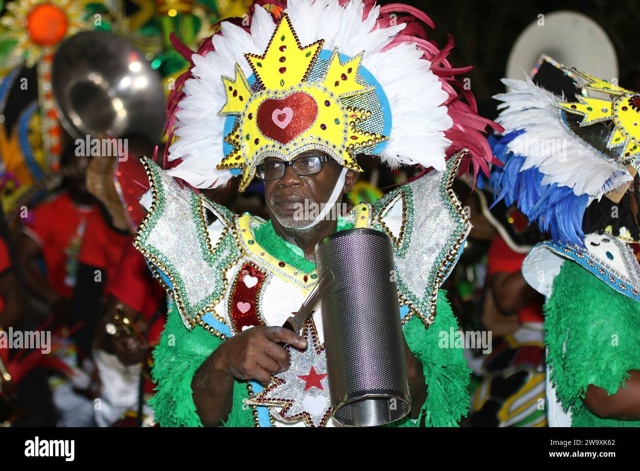 Boxing Day Junkanoo Street Parade Carnival in The Bahamas Stock Photo ...