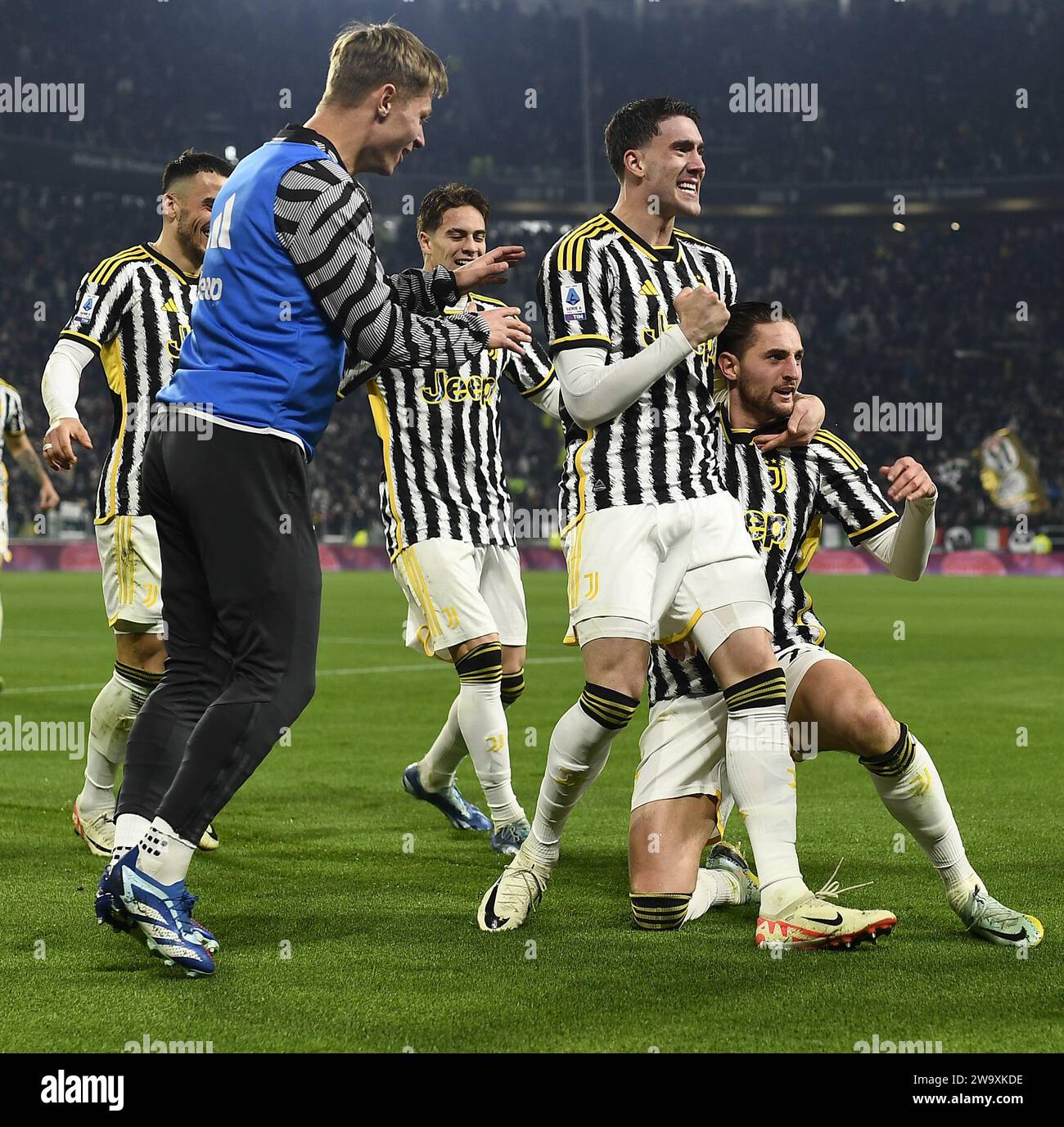 Turin Italy 30th Dec 2023 Fc Juventus Adrien Rabiot 1st R