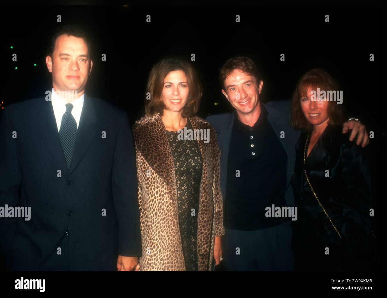Los Angeles, California, USA 13th October 1996 Actor Tom Hanks., wife ...