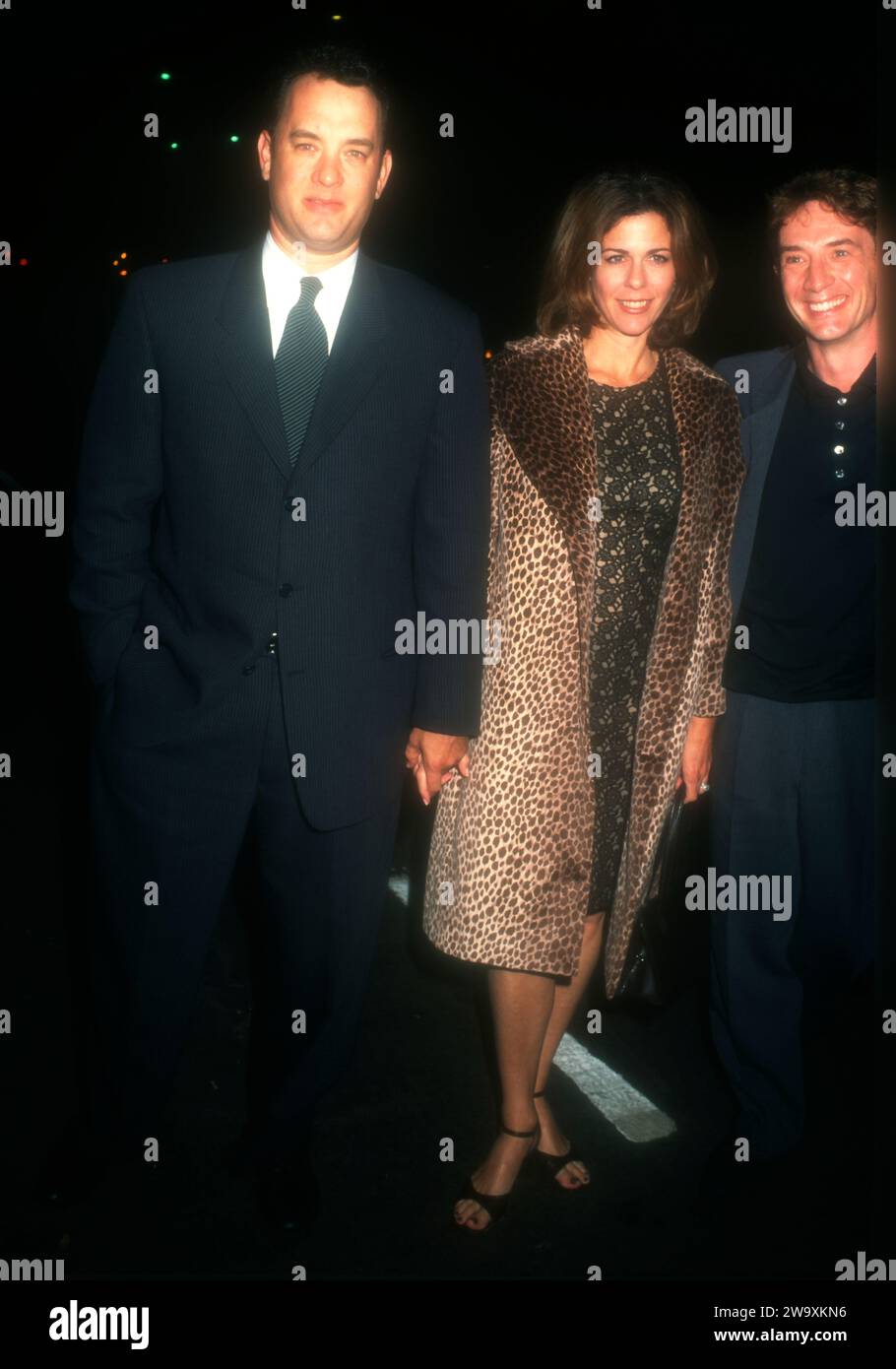 Los Angeles, California, USA 13th October 1996 Actor Tom Hanks and wife ...