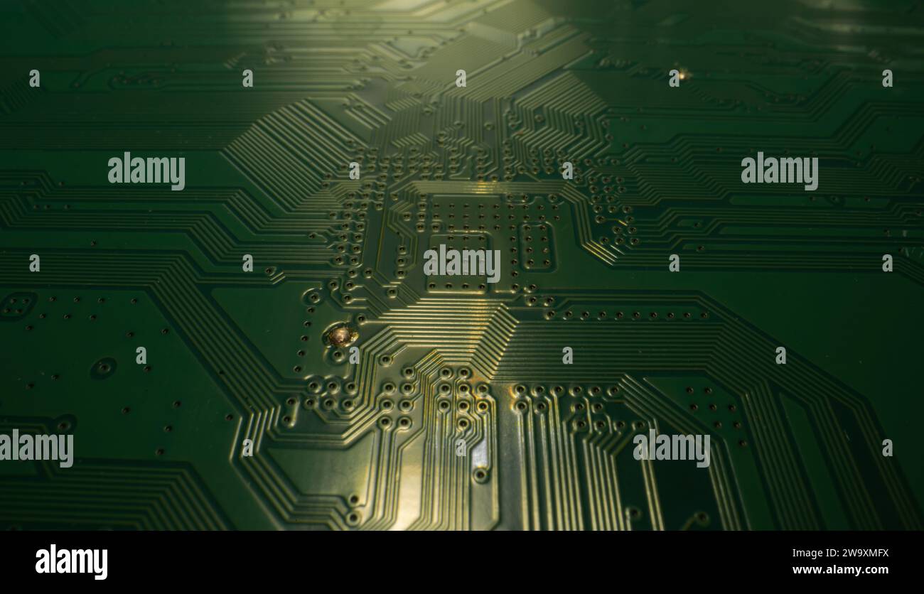 Electronic circuit board technology background. Electronic plate ...
