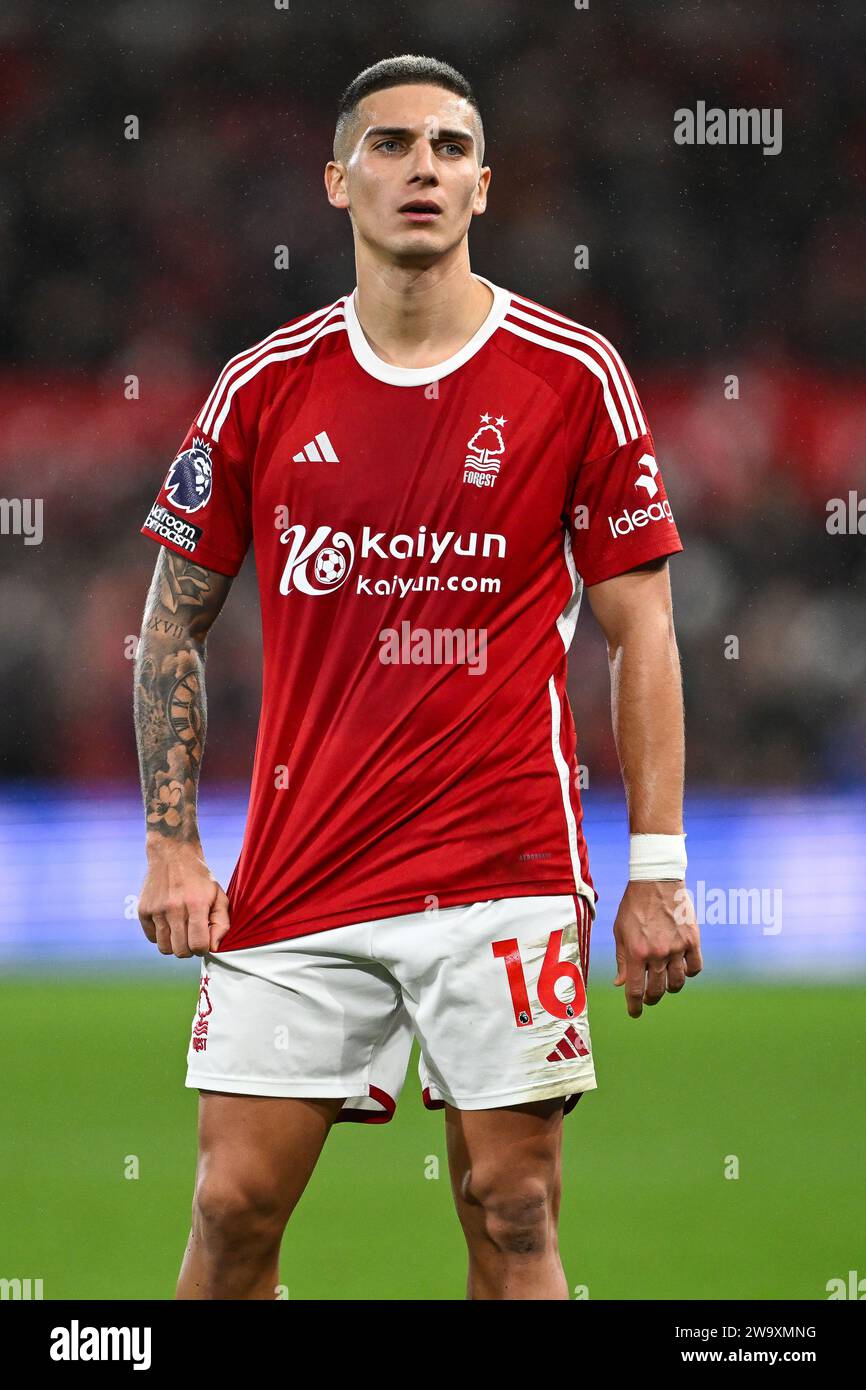 Nicolás Domínguez of Nottingham Forest during the Premier League match ...