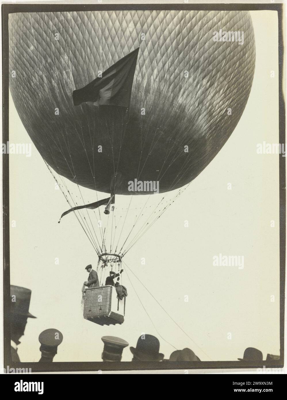 The Third Gordon Bennett Balloon Race, 1908 photograph Rising balloon ...