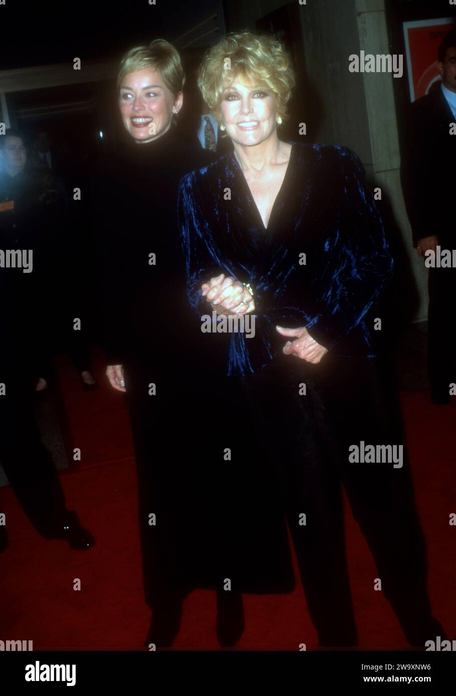 Los Angeles, California, USA 14th October 1996 Actress Sharon Stone and ...