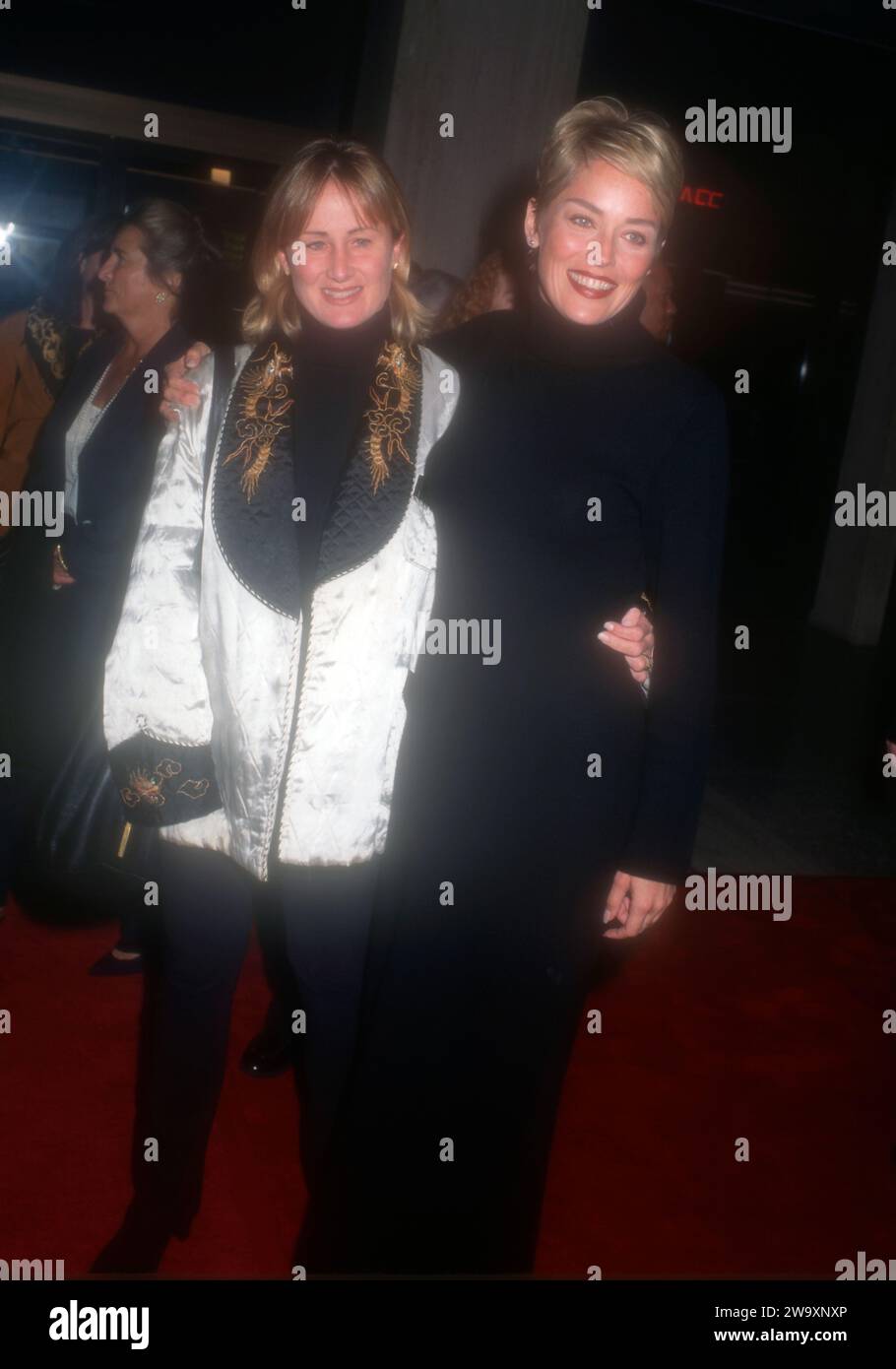 Los Angeles, California, USA 14th October 1996 Actress Sharon Stone (R ...