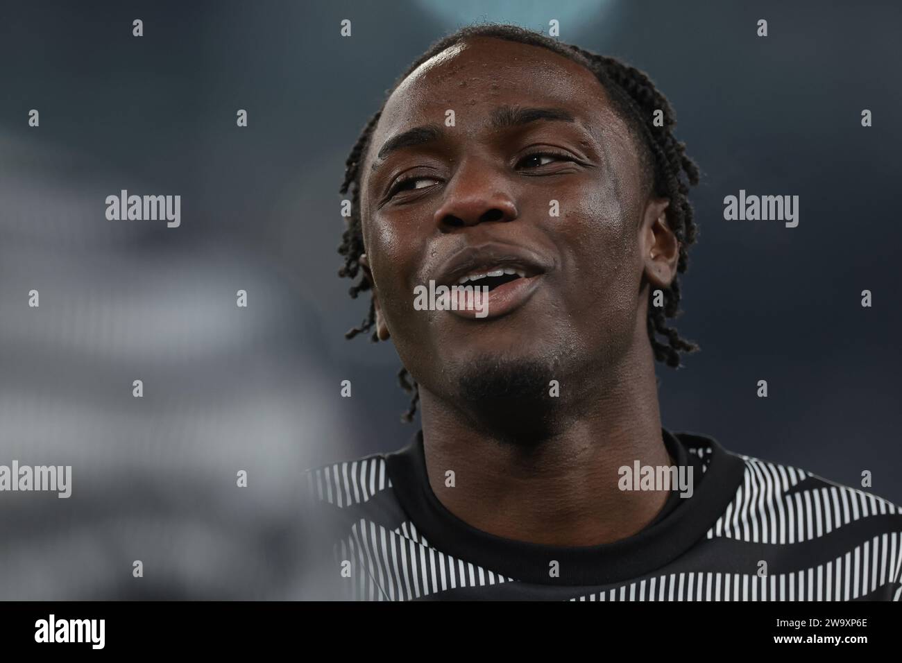 Turin, Italy. 30th Dec, 2023. Joseph Nonge Boende of Juventus reacts ...