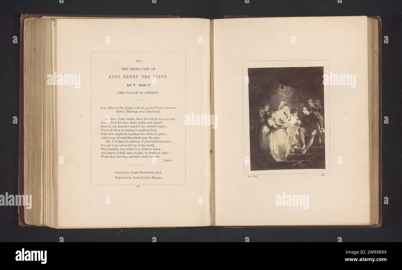 Photo production from a print to a painting by James Northcote ...