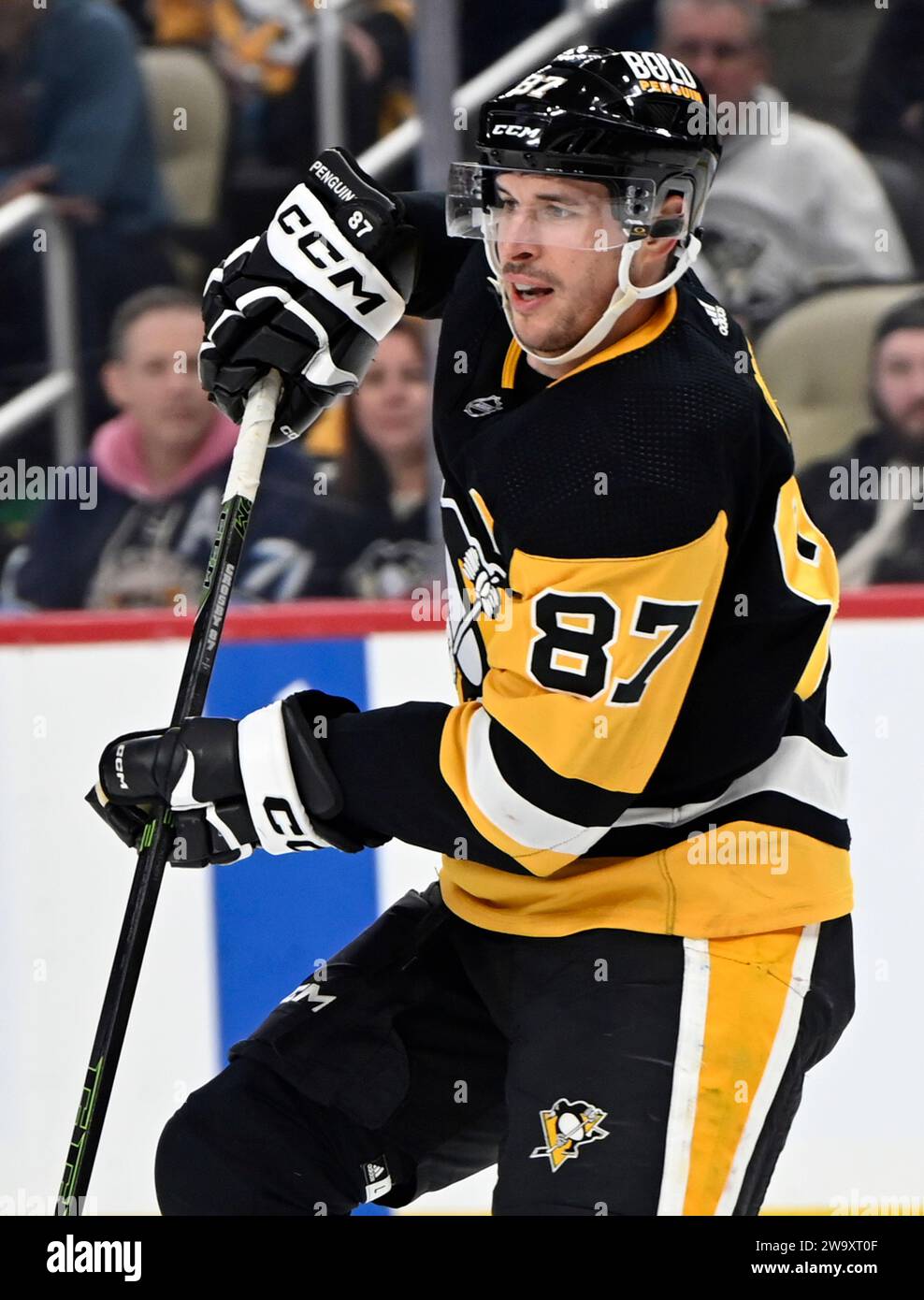 Pittsburgh Penguins center Sidney Crosby (87) skates during second ...