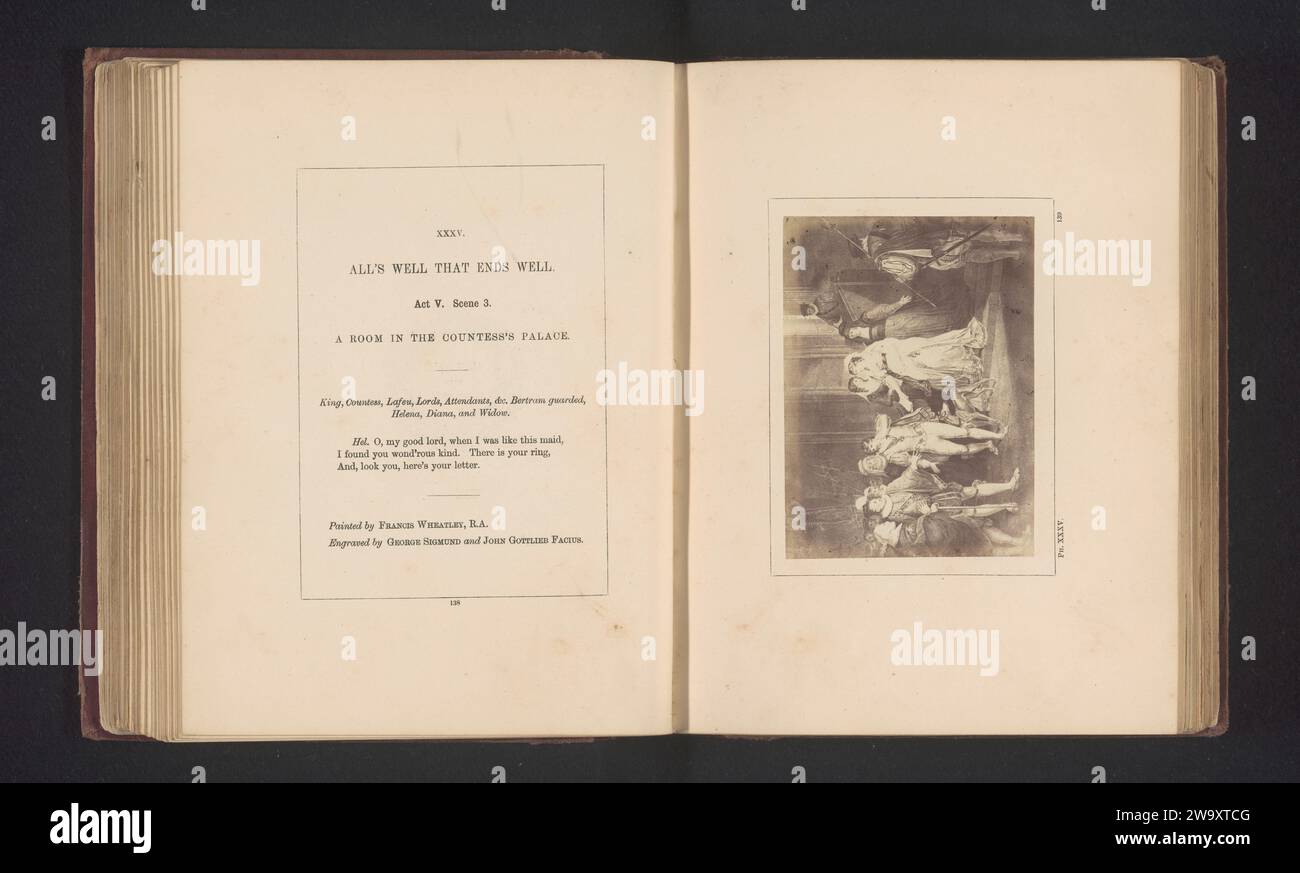 Photo production from a print to a painting by Francis Wheatley ...