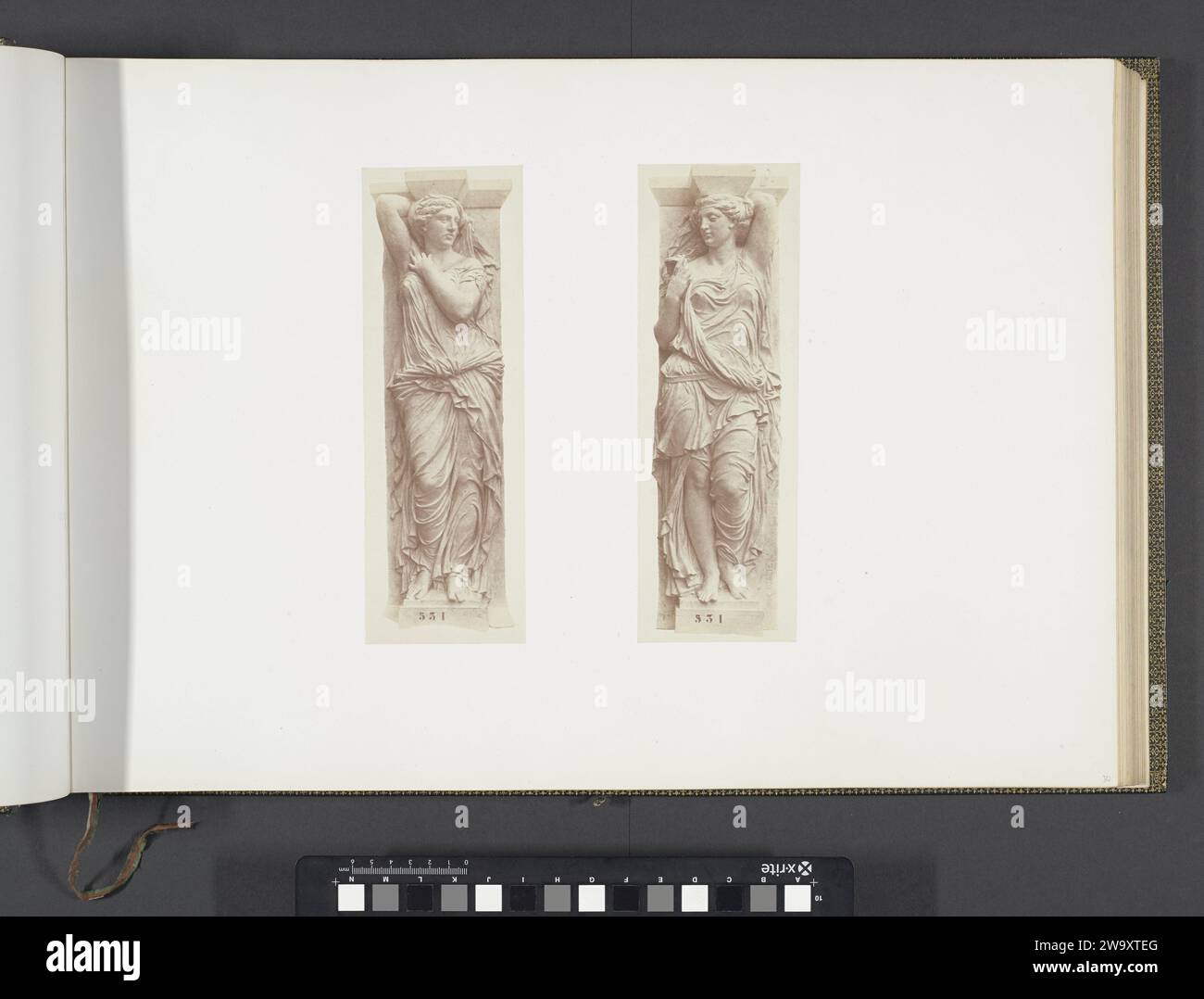 GIPS models for Cararians on the Palais du Louvre by Jules Cavelier, c ...