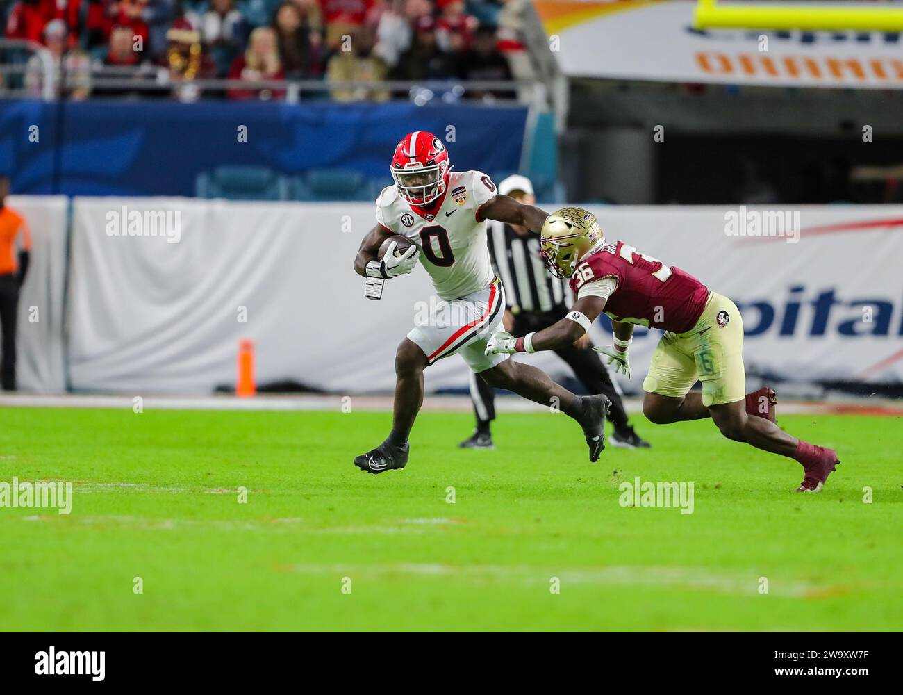 December 30, 2023:.Georgia Bulldogs running back Roderick Robinson II ...