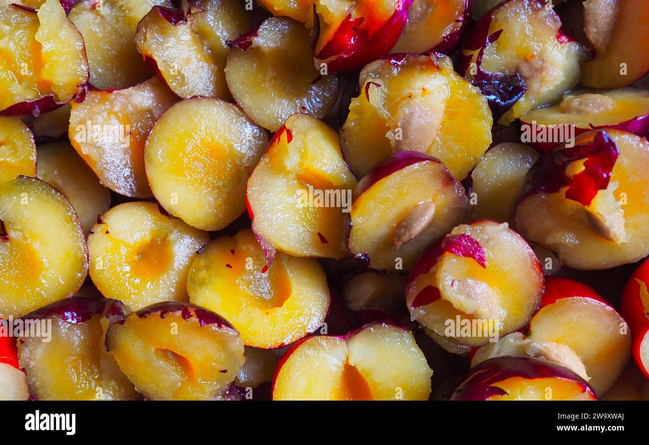 Glowing plums hi-res stock photography and images - Alamy