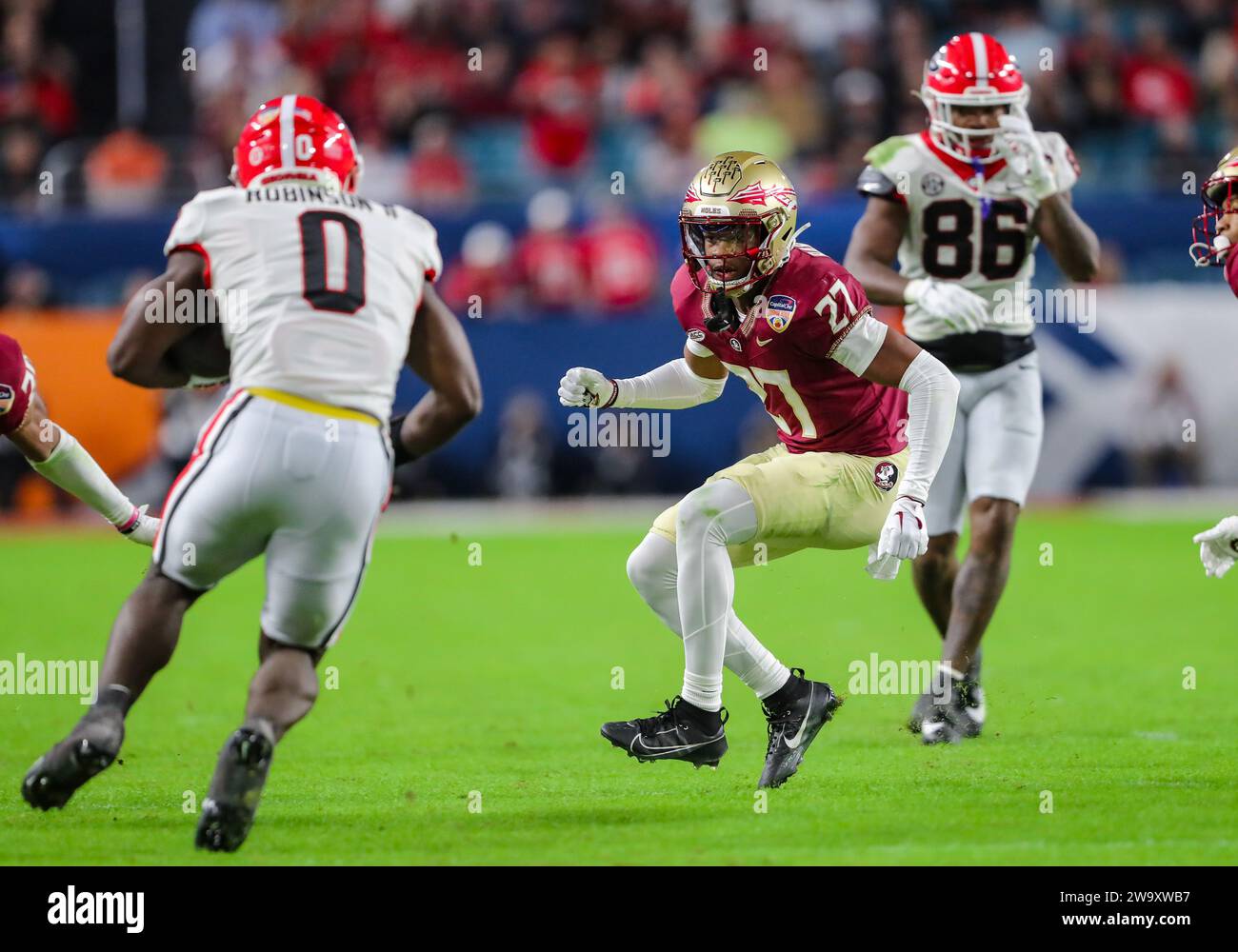 December 30, 2023:.Florida State Seminoles defensive back Ashlynd ...