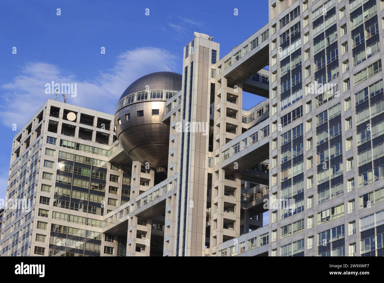 Tokyo,Japan - May 5 2023: exterior of Fuji Television and Fuji Media ...