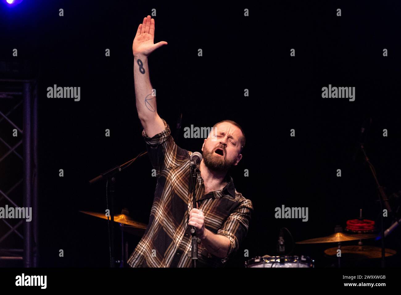 Blue Rose Code performing with his band Caley Soul Band, and joined by ...