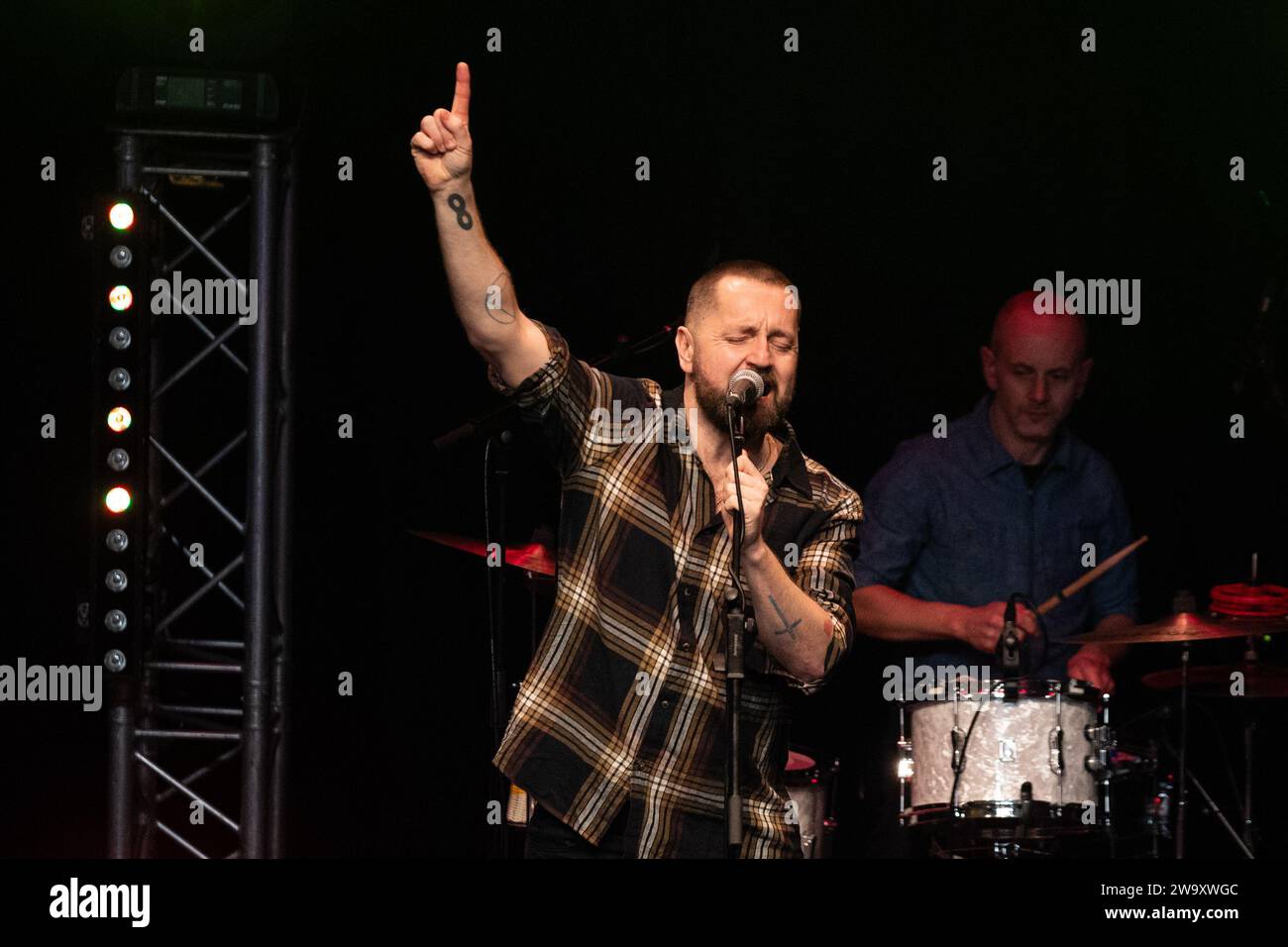 Blue Rose Code performing with his band Caley Soul Band, and joined by ...