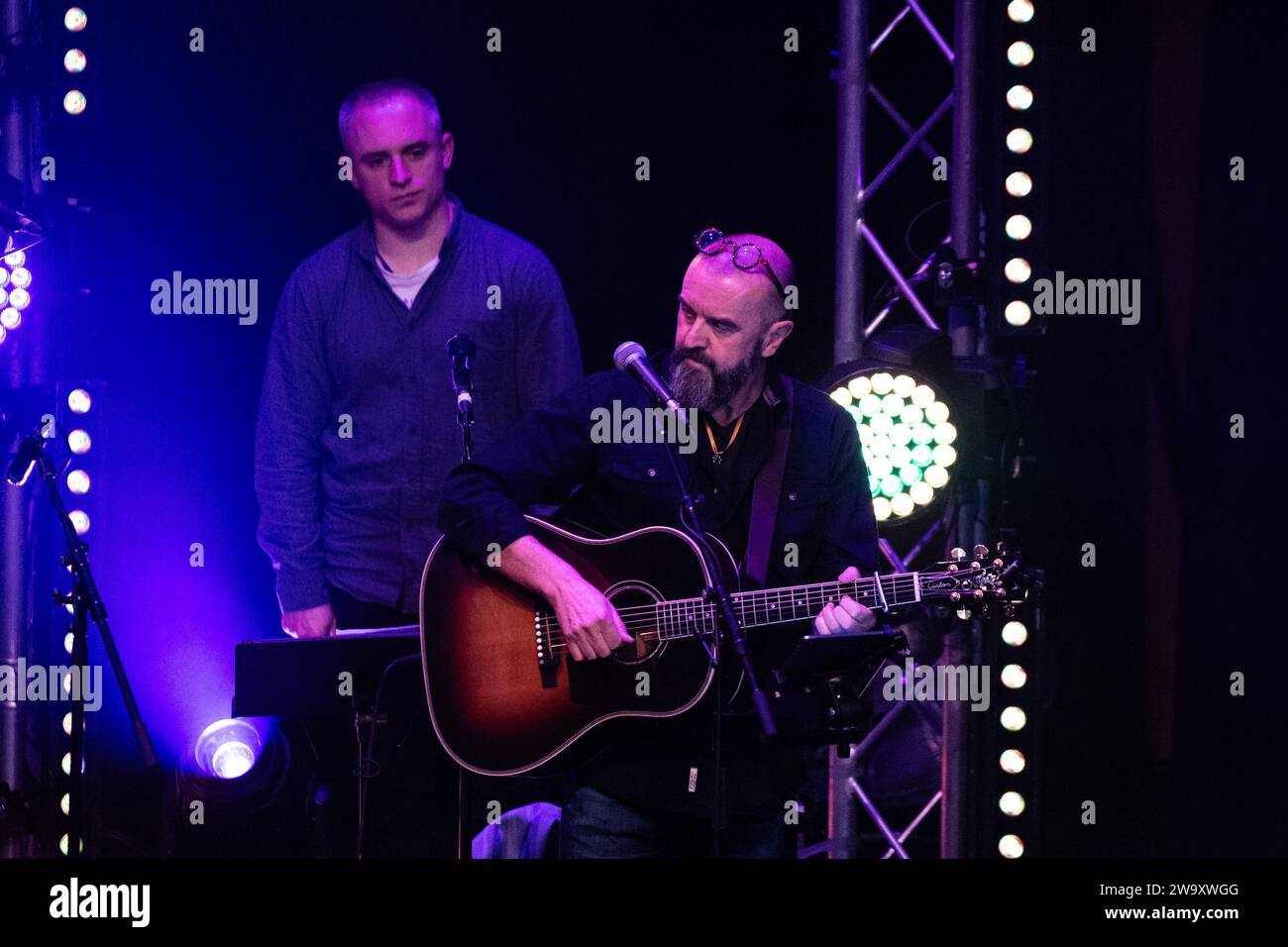 Blue Rose Code performing with his band Caley Soul Band, and joined by ...