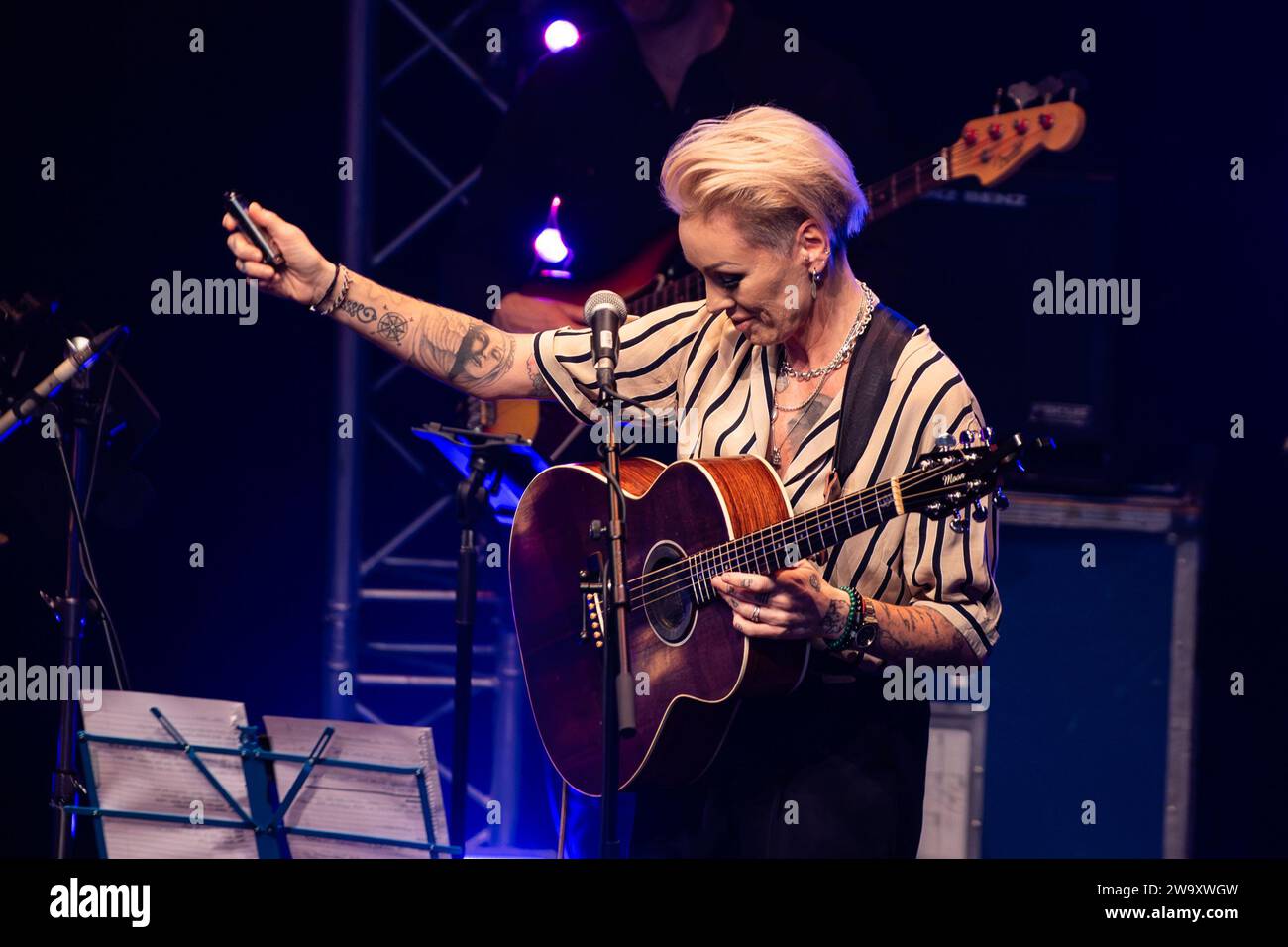 Blue Rose Code performing with his band Caley Soul Band, and joined by ...